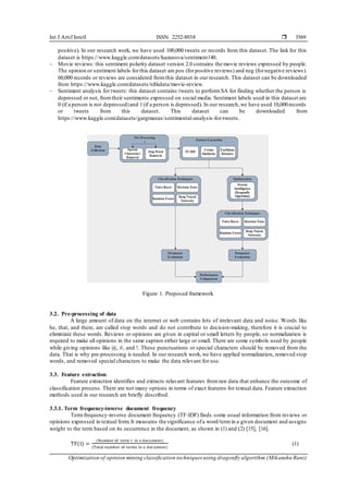 Optimization of opinion mining classification techniques using dragonfly algorithm | PDF