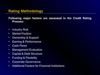 Credit Rating Process | PPT