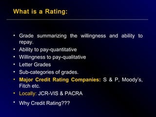 Credit Rating Process | PPT