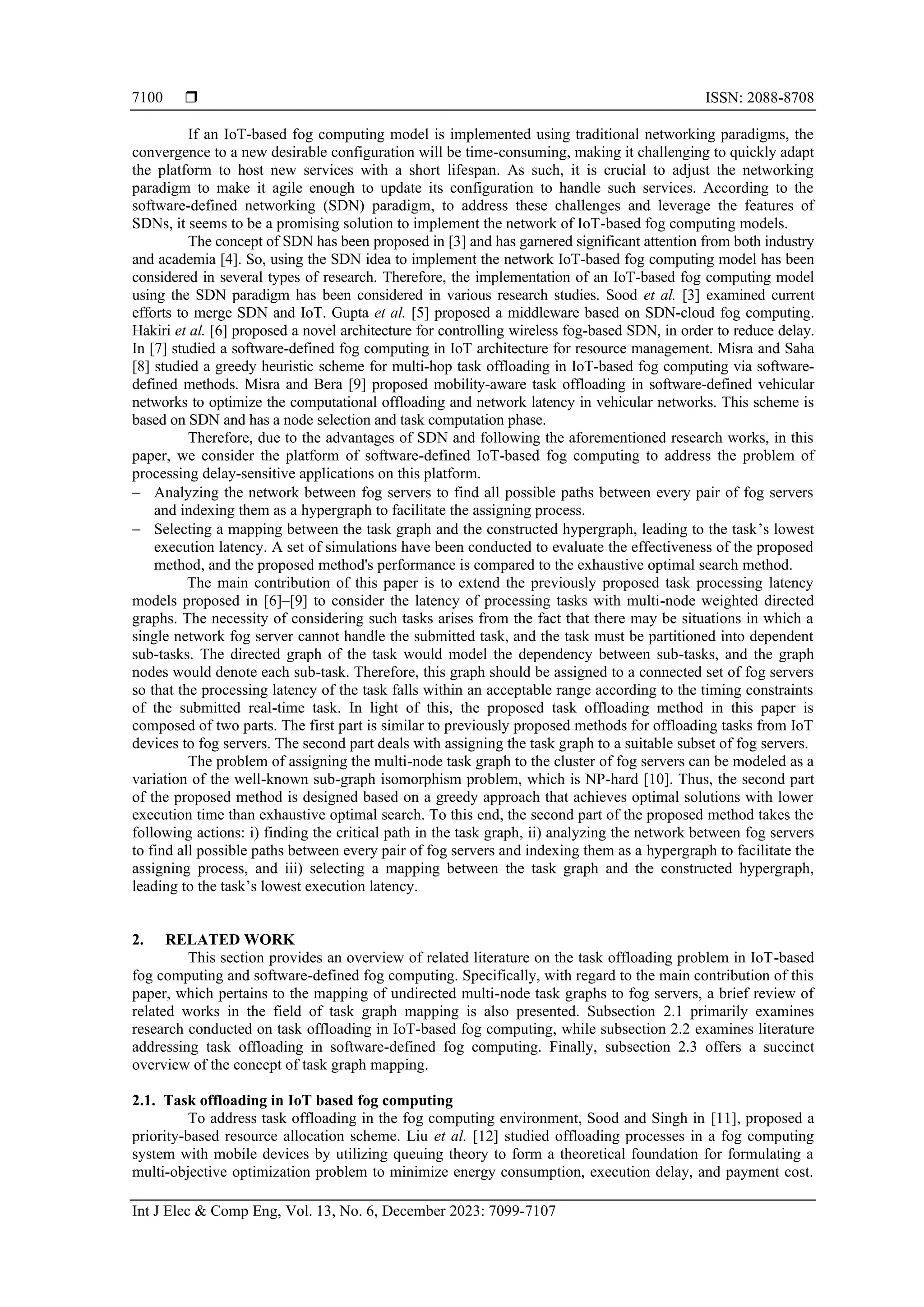 Resource Allocation For Fog Computing Based On Software Defined Networks Pdf