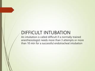 Endotracheal-Intubation is a procedure to save the human life from any ...