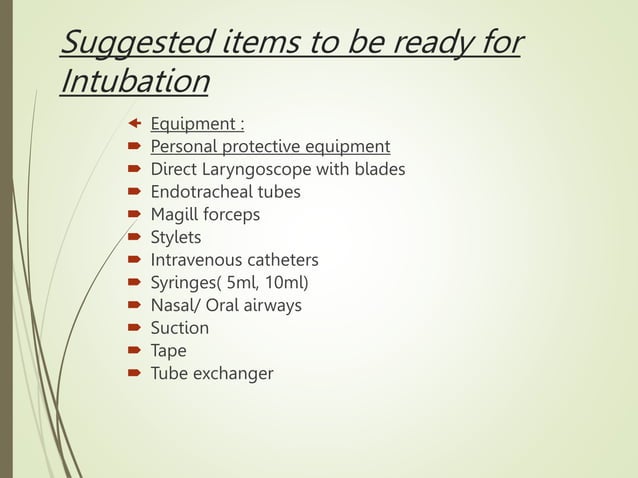 Endotracheal-Intubation is a procedure to save the human life from any ...