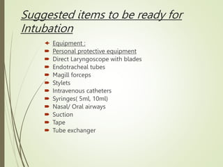 Endotracheal-Intubation procedure very important and essential ...