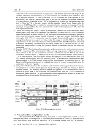 A checkpointing mechanism for virtual clusters using memory- bound time-multiplexed data ...