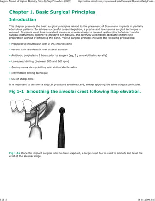 Surgical Manual Of Implant Dentistry Stepbystep Procedures Hardcover ...