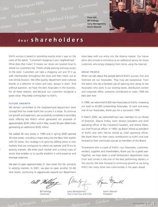 kohl's annual reports1999 | PDF