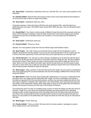 nike Q208_transcript | PDF | Financial Industry | Industries