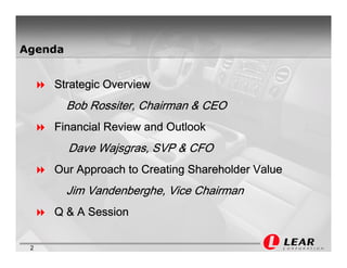 LEAR 2005_msglobalautoconf | PPT