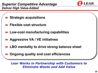 LEAR 2004 msglobalautoconf | PPT