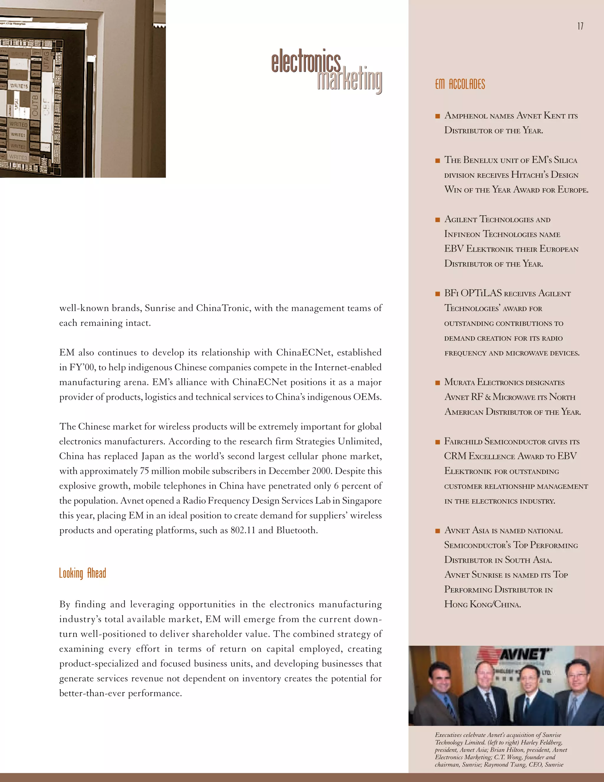 avnet annual reports 2001 | PDF