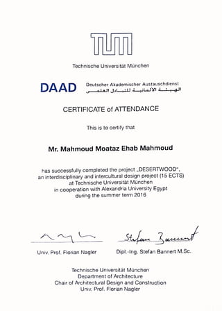 TUM certificate | PDF
