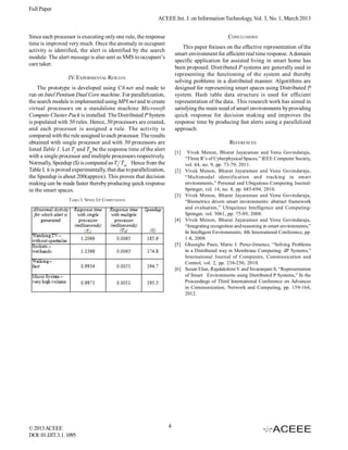 Efficient Representation of Smart Environments using a Parallelized Approach | PDF