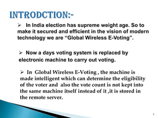 global wireless e-voting | PPT