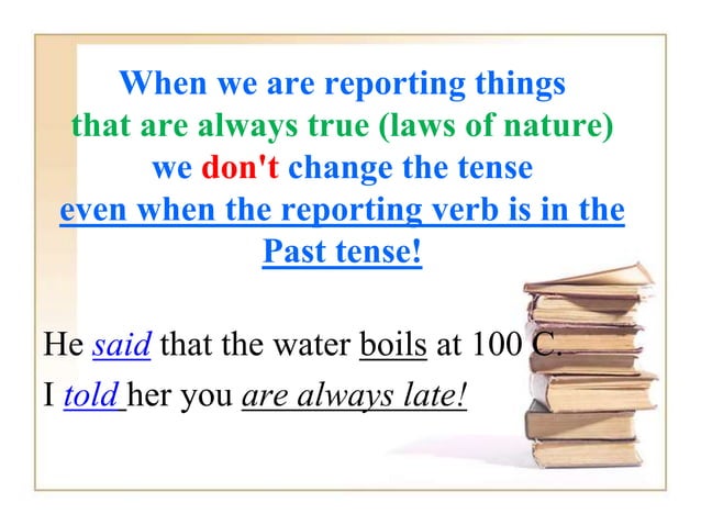 Reported speech | PPT