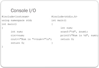 Introduction to C++ CSE 109 Lecture 8.pptx | Programming Languages | Computing