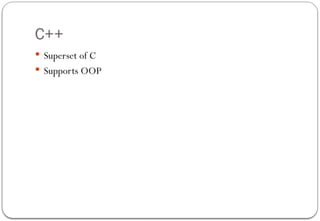 Introduction to C++ CSE 109 Lecture 8.pptx | Programming Languages | Computing
