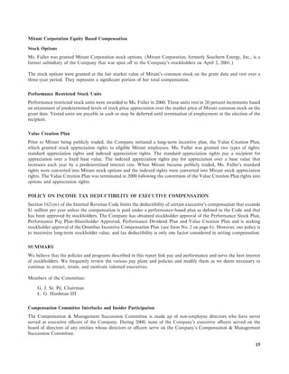southern Proxy Statement 2001 | PDF