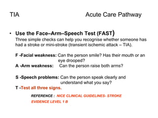 awareness and management of stroke ,healthcare | PPT