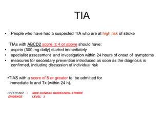 awareness and management of stroke ,healthcare | PPT