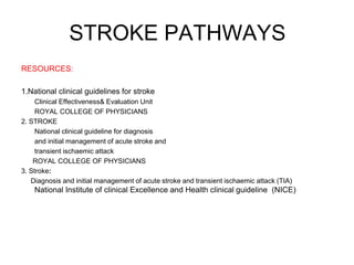 awareness and management of stroke ,healthcare | PPT