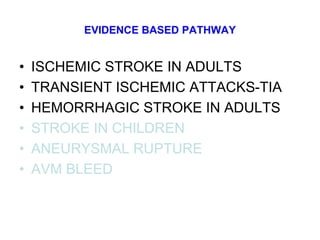 awareness and management of stroke ,healthcare | PPT
