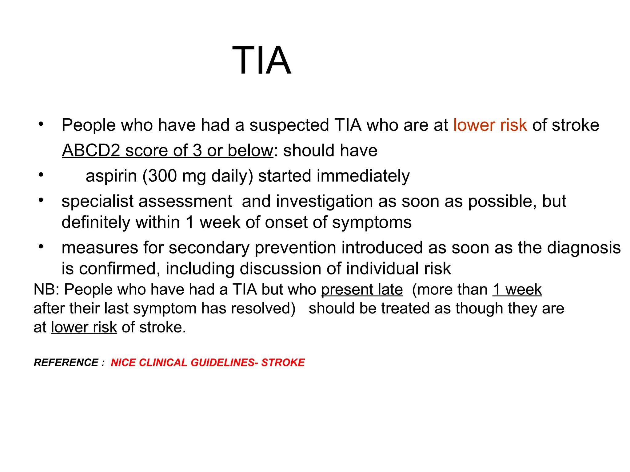 MANAGEMENT OF STROKE RECENT UPDATED GUIDELINES | PPT