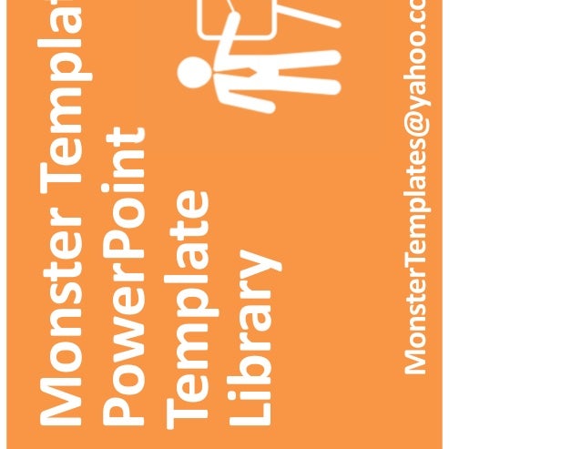 Monster PowerPoint Templates Deck