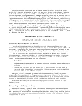 PACCAR 2007 Proxy | PDF