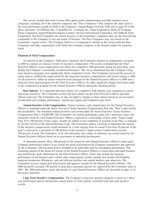 PACCAR 2007 Proxy | PDF