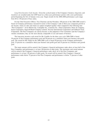 PACCAR 2007 Proxy | PDF