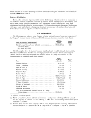 PACCAR 2007 Proxy | PDF