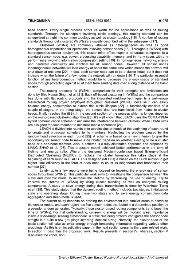 Energy Efficient Cluster Based Routing Protocol For Dynamic And Static