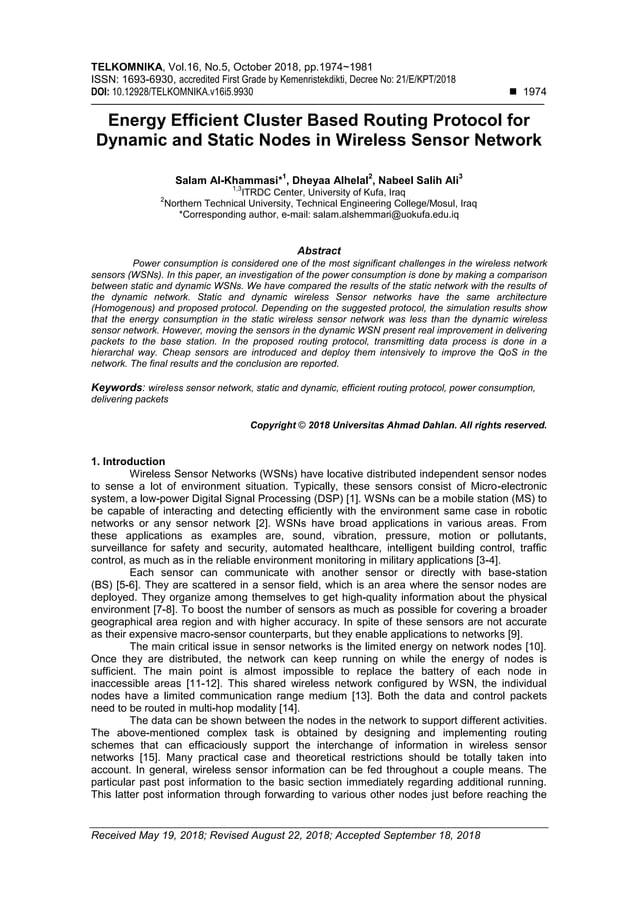 Energy Efficient Cluster Based Routing Protocol For Dynamic And Static Nodes In Wireless Sensor