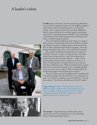 amgen Investors_2004_AnnualReport | PDF