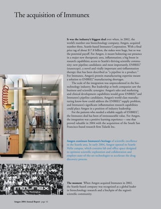 amgen Investors_2004_AnnualReport | PDF