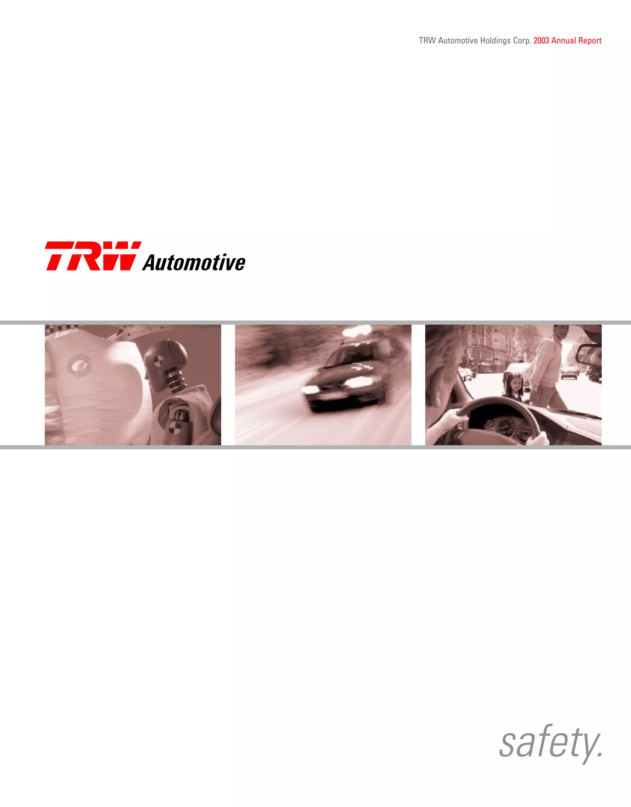 trw automotive holdings annual reports 2003 | PDF