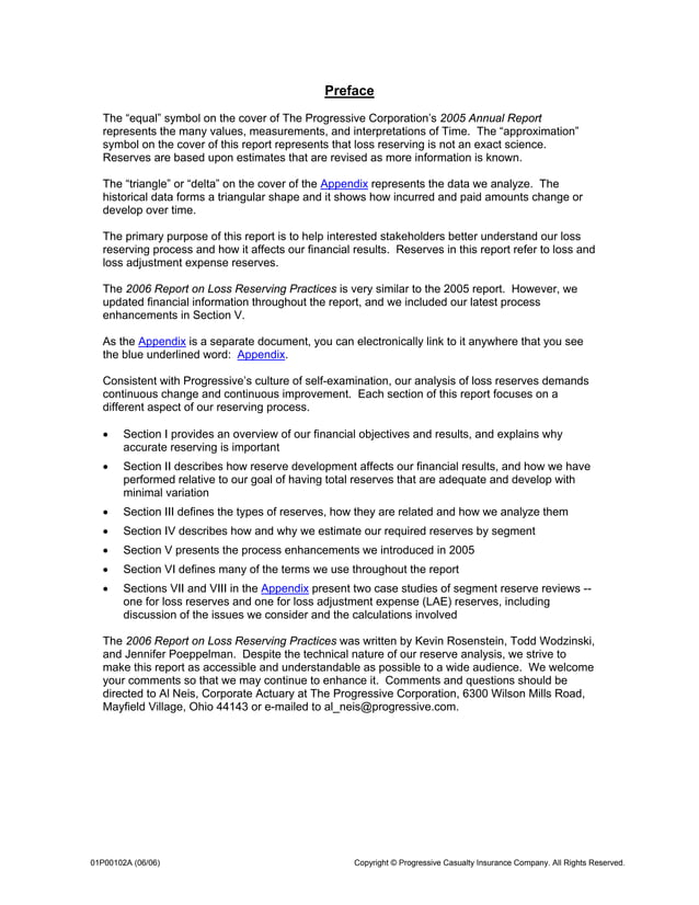 Progressive loss report_0606 | PDF