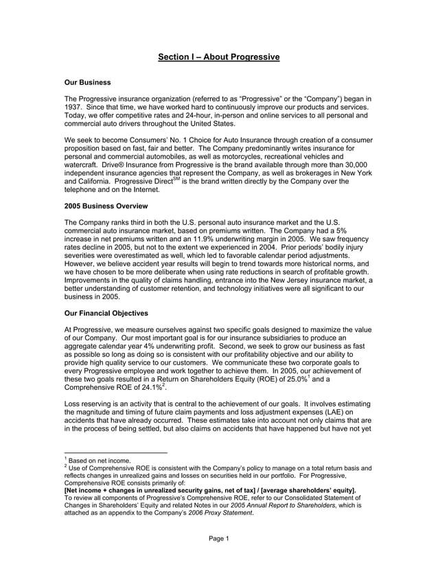 Progressive loss report_0606 | PDF