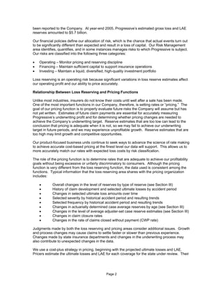 Progressive loss report_0606 | PDF