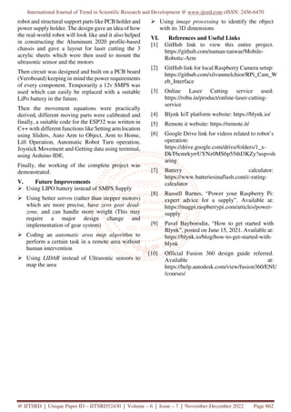 A Custom designed 3D Printed 4 DoF Mobile Robotic Arm for Remote ...