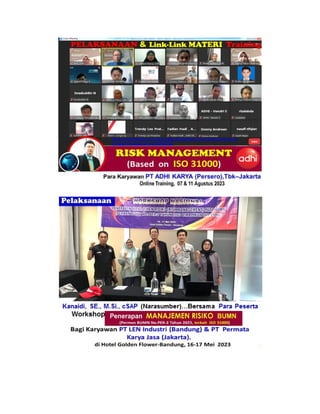 Silabus Training *Proactive BUILDING MAINTENANCE and ASSETS MANAGEMENT* di Perusahaan + BUMN ...