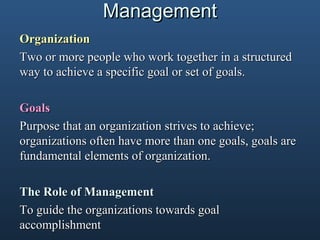 Principles of Management | PPT