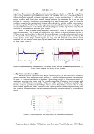 Comparison Analysis of Indirect FOC Induction Motor Drive using PI, Anti-Windup and Pre Filter ...