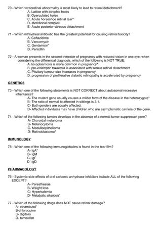 109 Multiple Choice Questions (MCQS) - Residency Entrance exam.doc