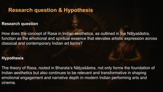 Rasa Theory in Indian Aesthetics .pptx