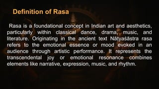 Rasa Theory in Indian Aesthetics .pptx