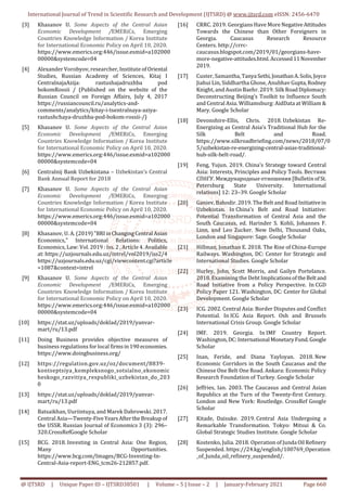 Regional Determinants of Central Asian Development | PDF