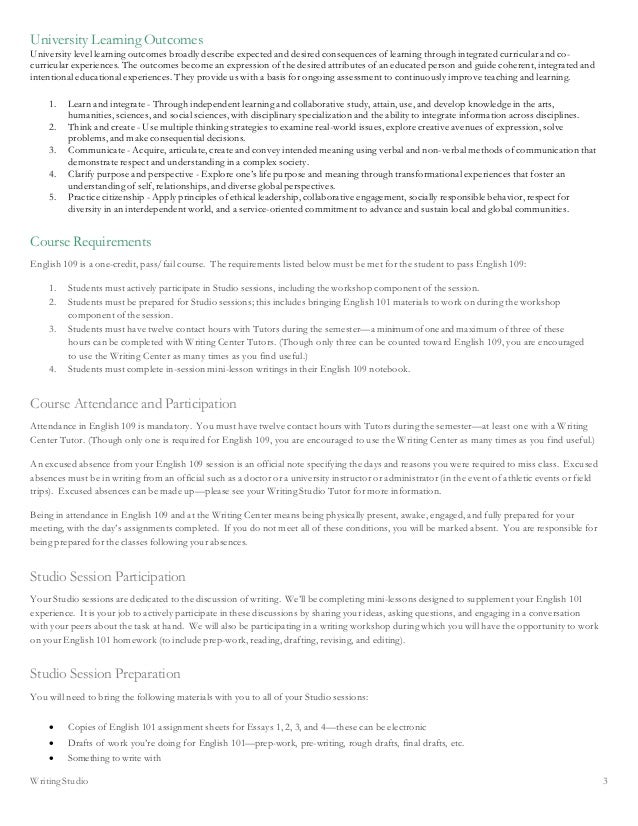 Eng 109 Syllabus Fall 2019 Eng 109 Syllabus Fall 2019