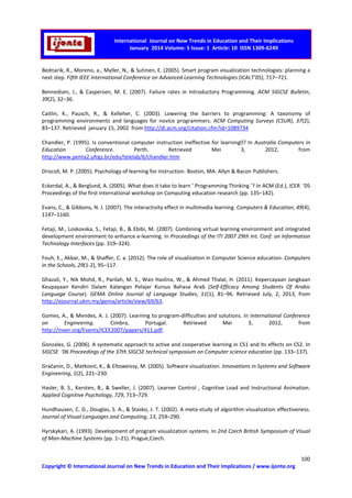 Integration of visualization techniques and active learning strategy in learning Computer ...