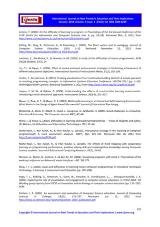 Integration of visualization techniques and active learning strategy in learning Computer ...